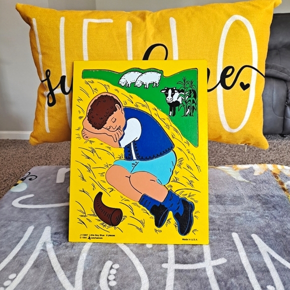 Judy Instructo | Toys | Vintage 994 Little Boy Blue 6 Piece Wooden ...